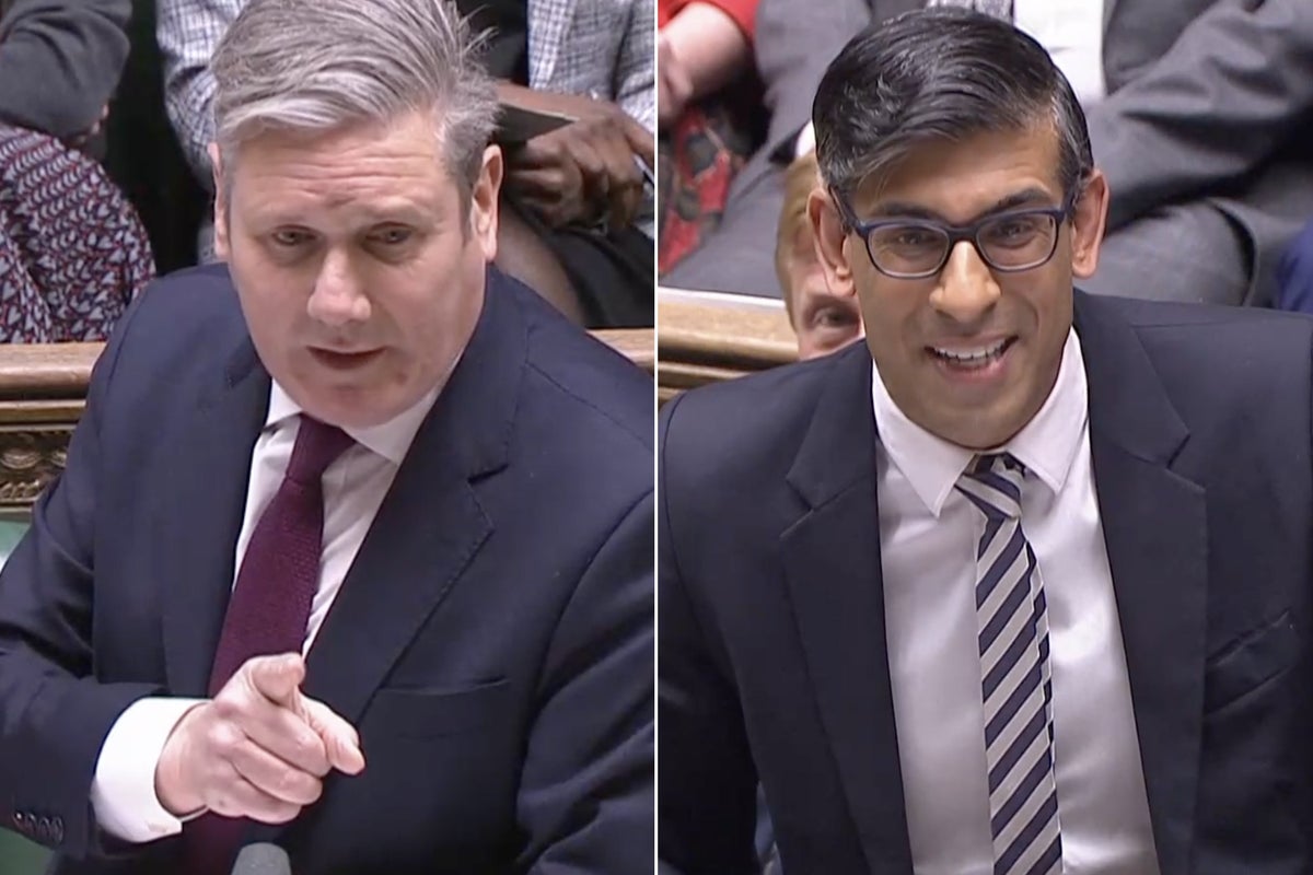 Watch: Sunak faces Starmer at final PMQs before local elections | The Independent